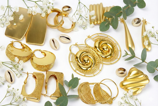 Bijoux Dorés Féminins & Élégants | Lidiar Collection